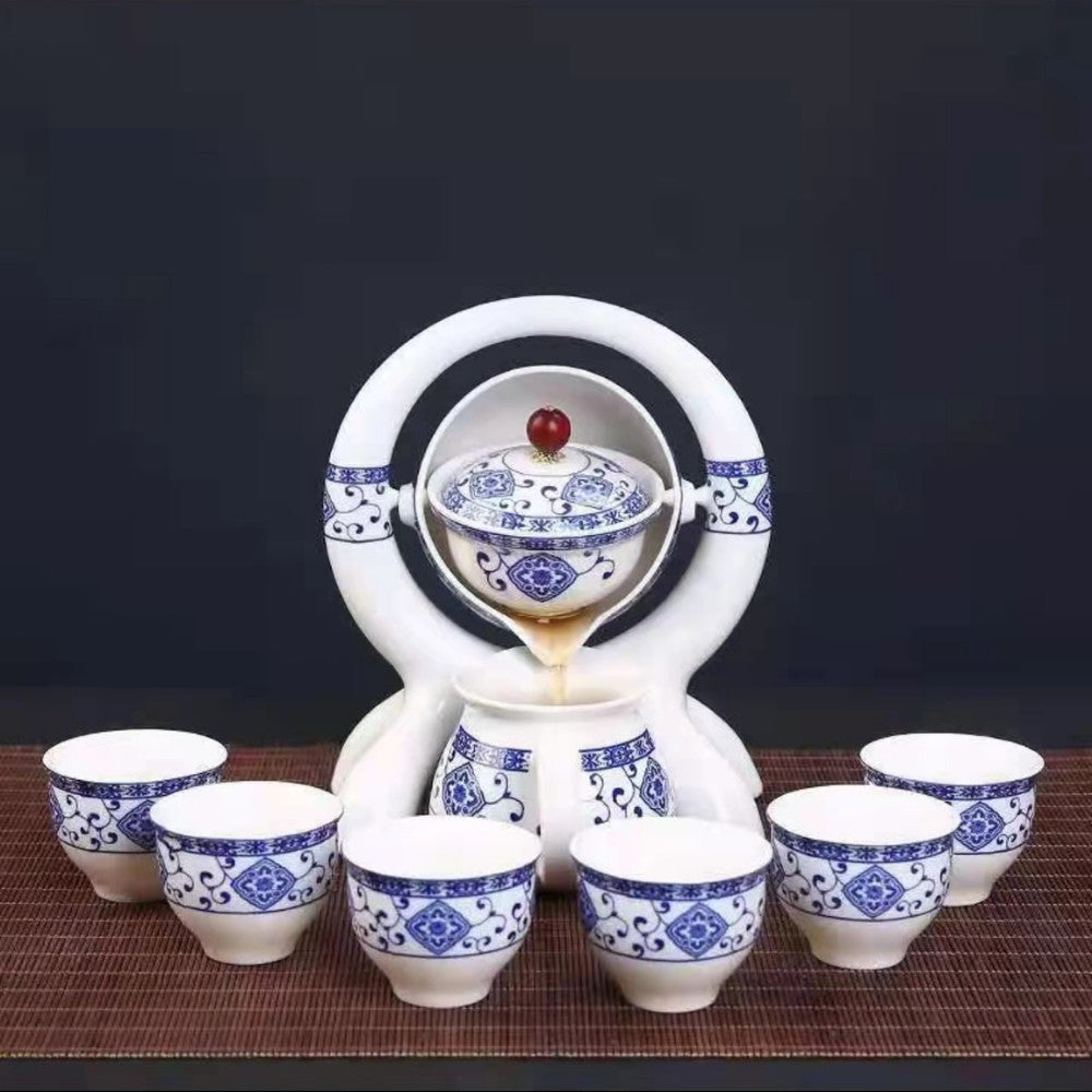 Blue And White Porcelain Automatic Tea Set TS2