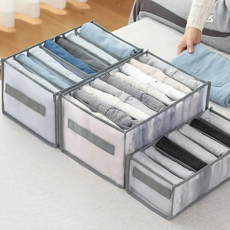 Closet Wardrobe Clothes Compartment Storage Boxes HM11