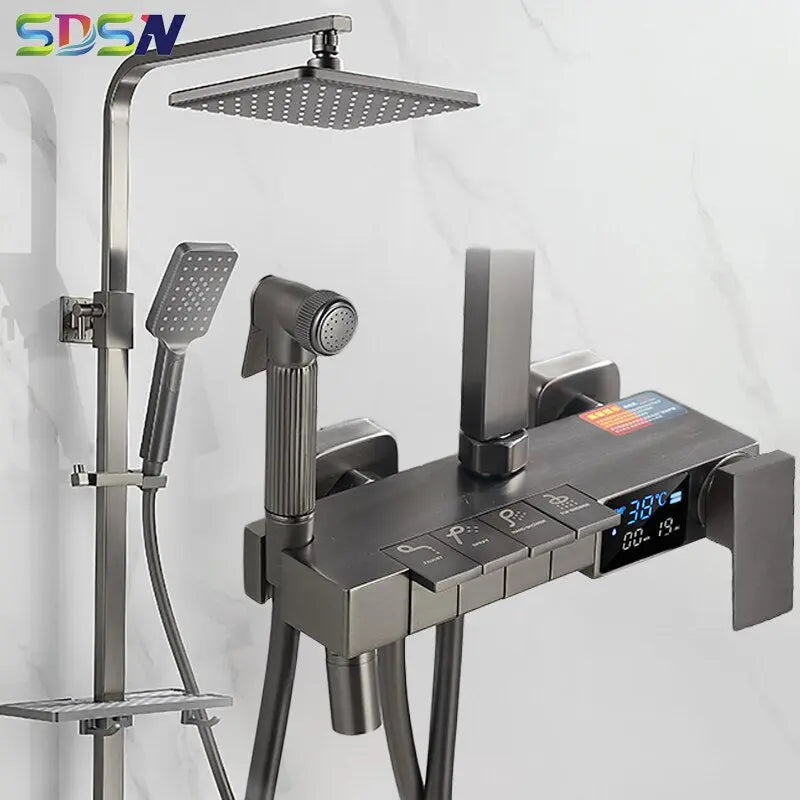Hot Cold Digital Piano Shower Set BT7