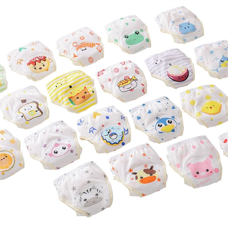 Cartoon Gauze Training Pants Diaper BB16